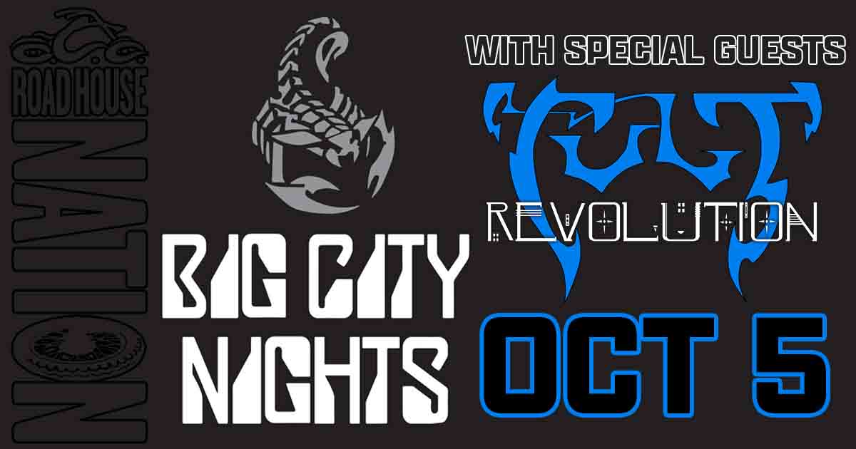 Big City Nights w/ Special Guest Cult Revolution 10/5/24 – OCC Road ...