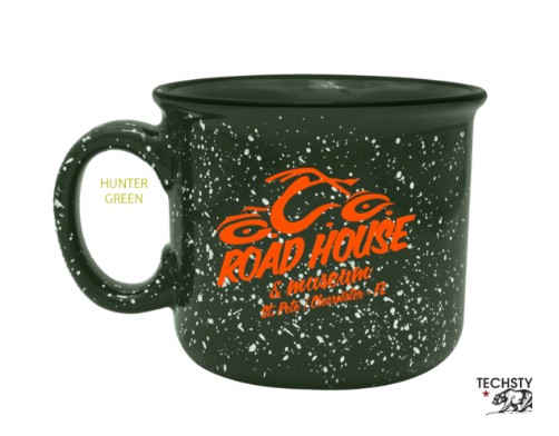 TechStyles- Speckled Camp Mug, Military Green – OCC Road House Nation
