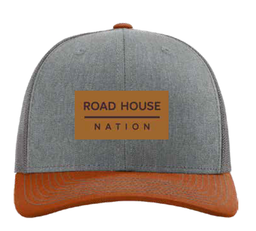 OCCRHN- Trucker Hat, RHN Leather Patch, Heather/ Charcoal/ Dirt – OCC ...