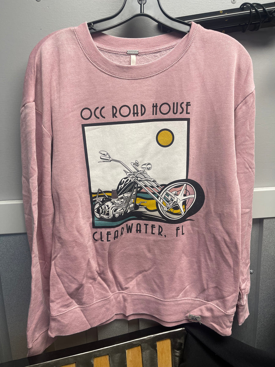 TechStyles- Fanta'Sea Crew Sweater, Desert Blush – OCC Road House Nation